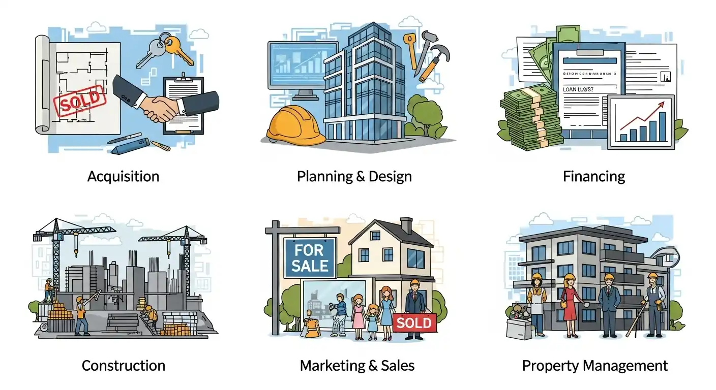 What Are The Stages of Real Estate Development? - elsalamony group